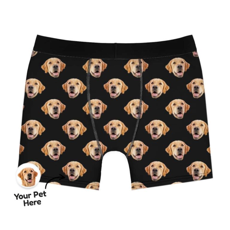 Pet Face Boxers with Your Pet's Photo | Custom Pet Boxers
